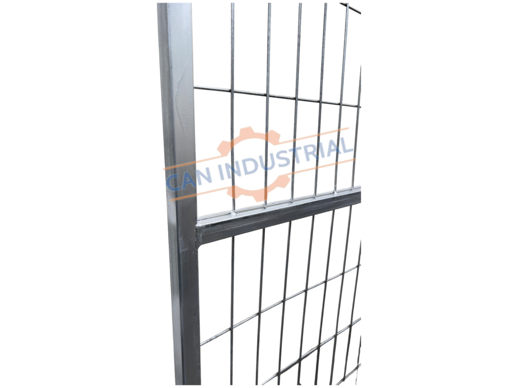6FT x 10FT Construction Fence Panel (Man Gate Section) - Can Industrial ...