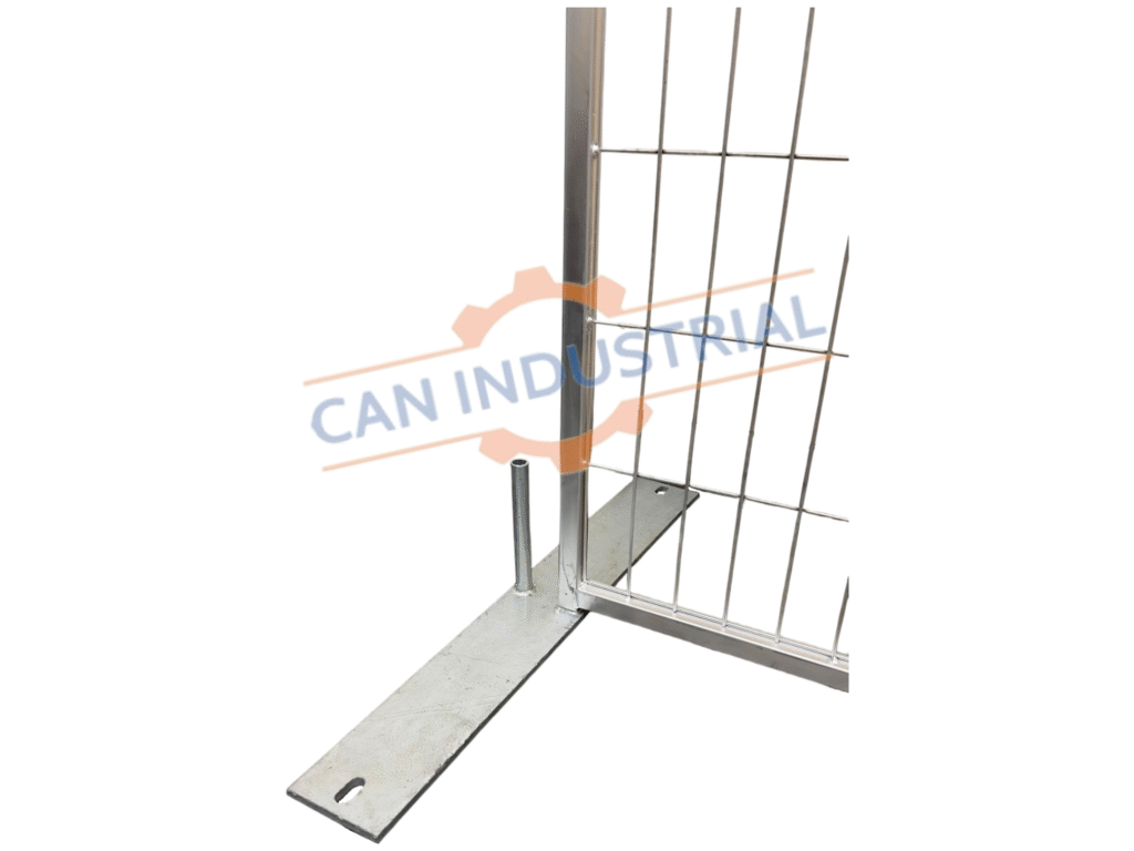 6FT x 10FT Construction Fence Panel (Man Gate Section) - Can Industrial ...